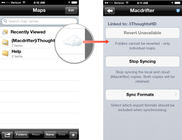 iThoughts Sync - Macdrifter